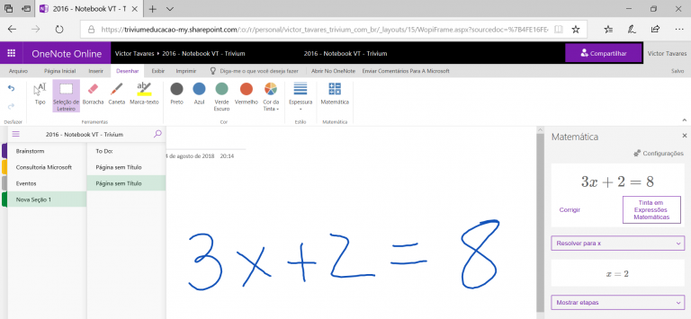 onenote maths - Trivium Blog | Tudo sobre tecnologia e educação